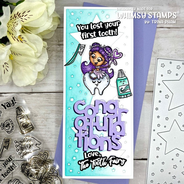 Tooth Fairy Whimsy Stamps - Mennys Bastelshop