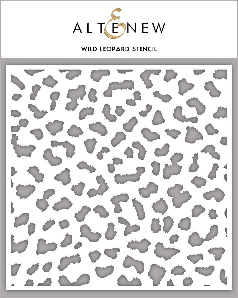 Wild Leopard - Stencil Altenew - Mennys Bastelshop