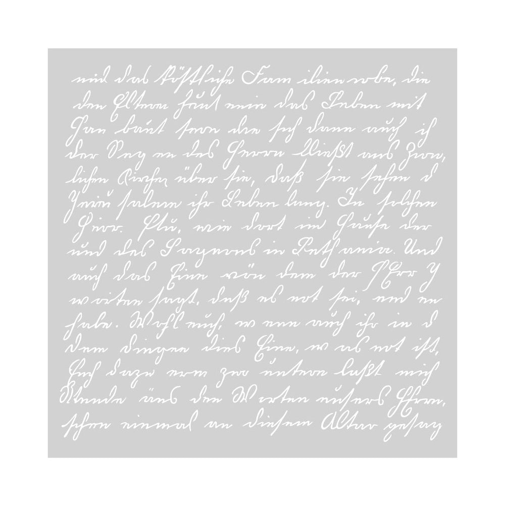 Script Stencil Hero Arts - Mennys Bastelshop