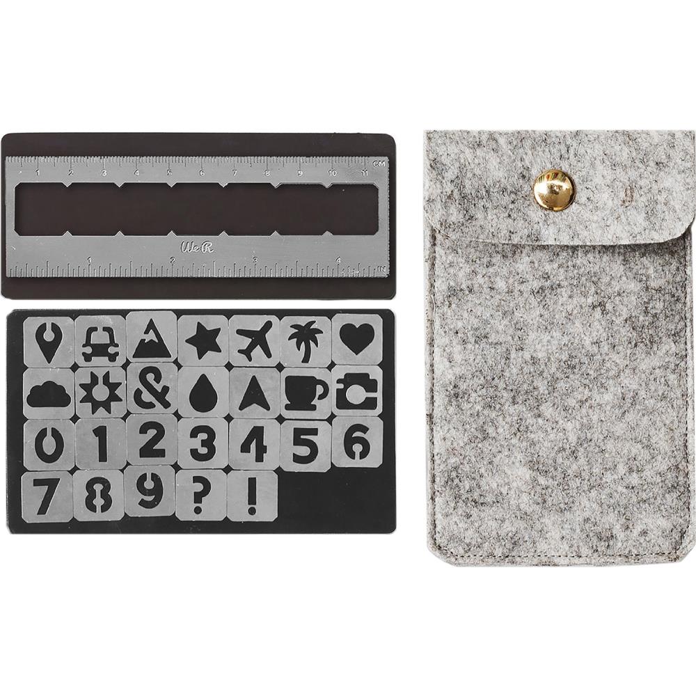 Symbol - Magnetic Stencils - We R Memory Keepers - Mennys Bastelshop